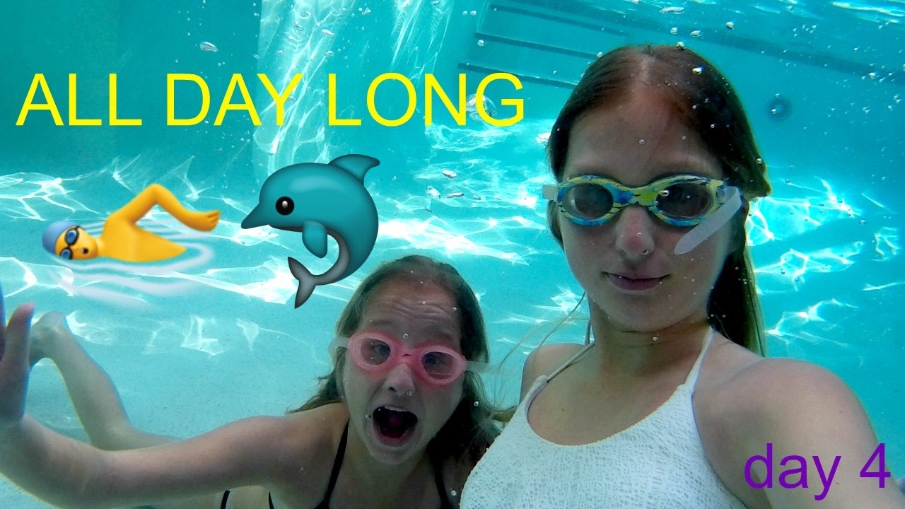 SWIMMING ALL DAY LONG |spring break day 4 - YouTube