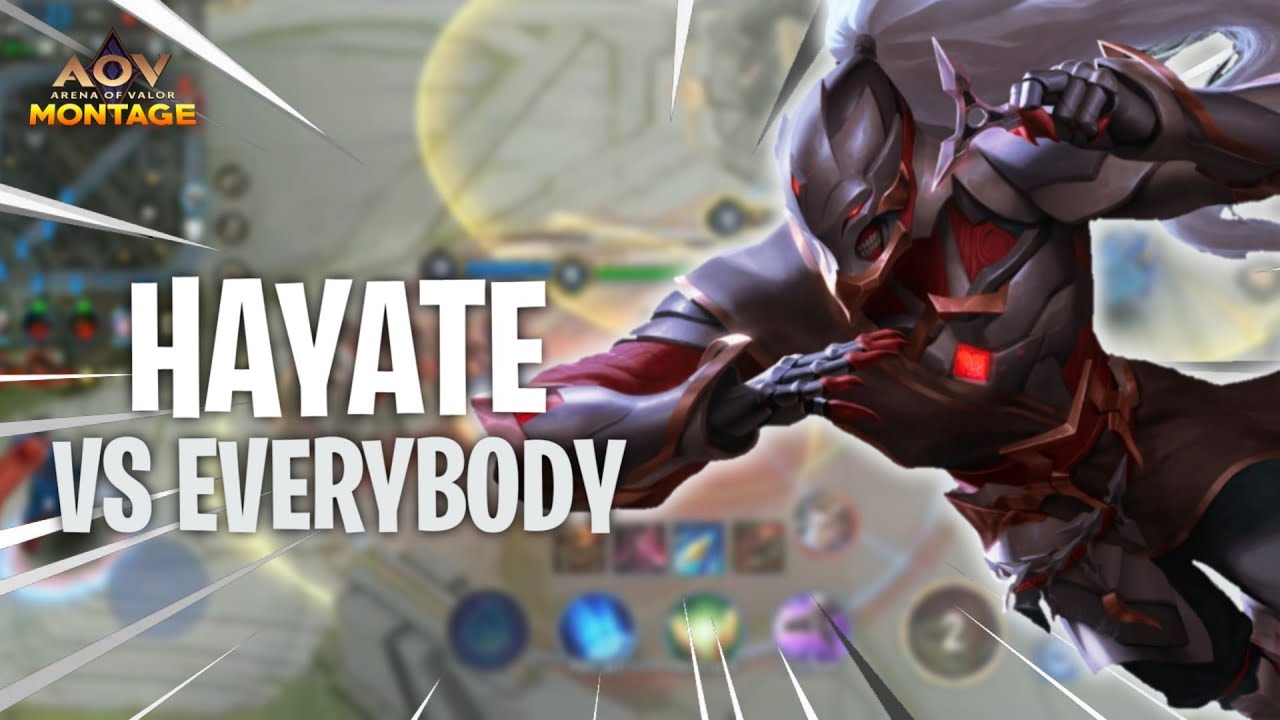 Hayate Montage #1 Hayate Arena Of Valor Indonesia | Hayate vs Everybody ...