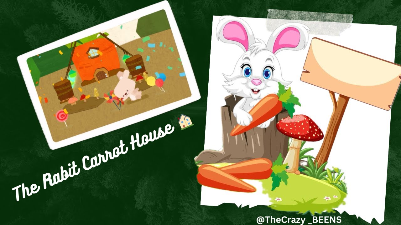 The Rabit Carrot House | Lil Dreammers having Fun in making carrot ...