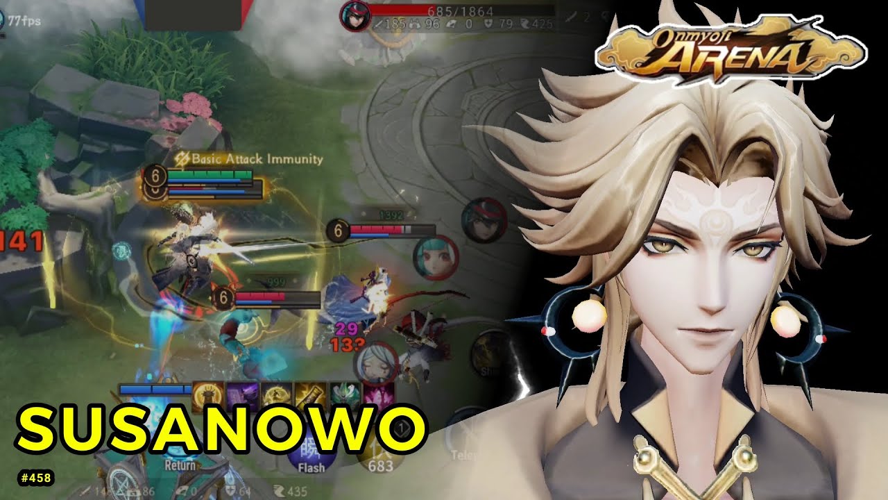 Full Crit Glass Cannon [ Susanowo ] | Onmyoji Arena Gameplay - Season ...
