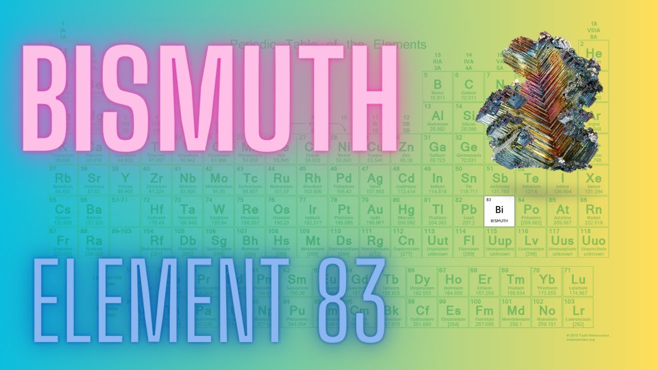 Bismuth (Bi) Review- Is It the Heaviest Stable Element? - YouTube