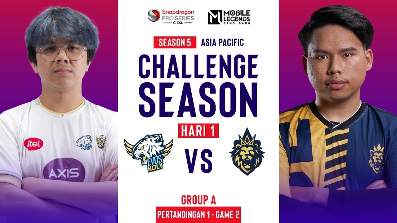 [ID] Hari ke-1 (Evos Holy vs King Empire) SPS MLBB Challenge Seasons | Game 2 - YouTube