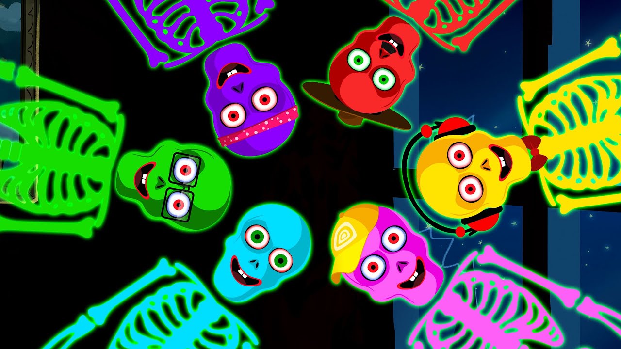 10 Looney Skeletons Dancing | Funny Skeleton Dance | Midnight Madness ...