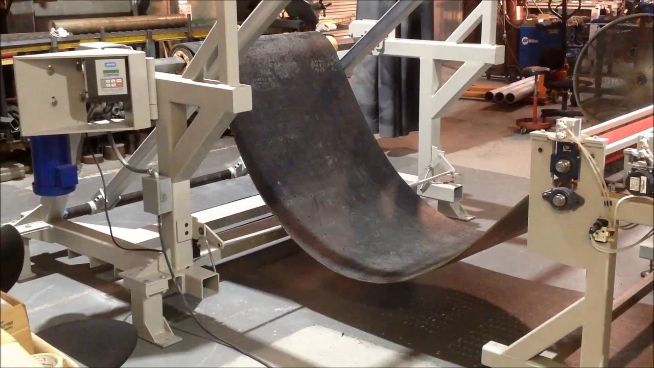 REGIONAL CNC HEAVY BELTING PERF MACHINE 11 3 17 - YouTube