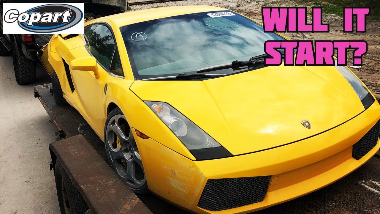 Rebuilding a wrecked Lamborghini from Copart PART 2 - YouTube