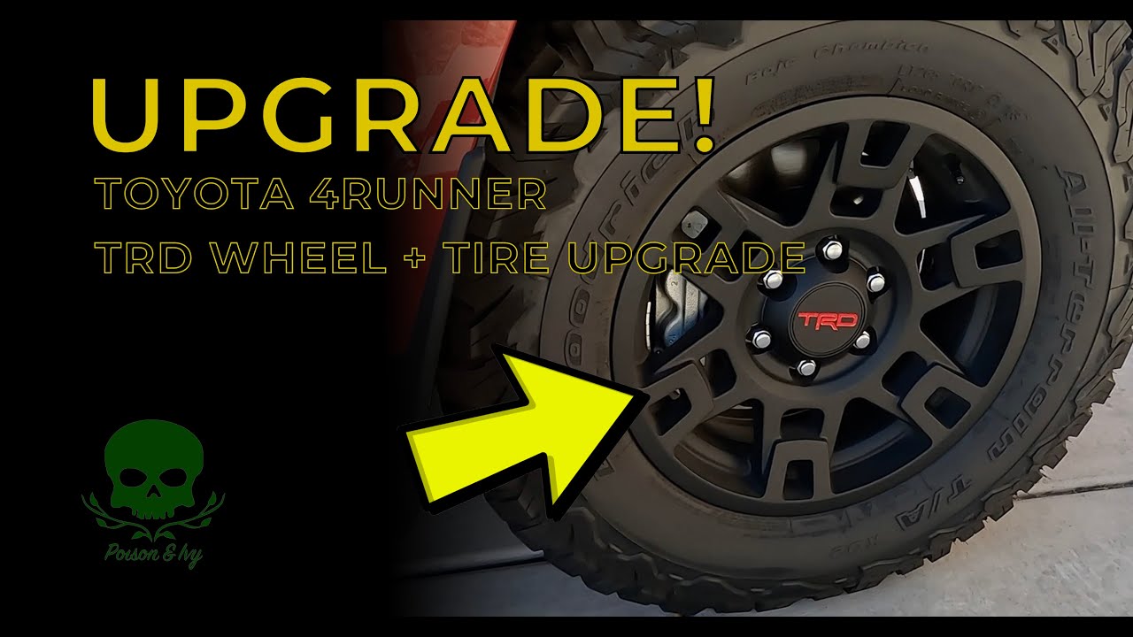 New Shoes For The 4Runner...TRD Accessory Wheels and All Terrain Tires ...