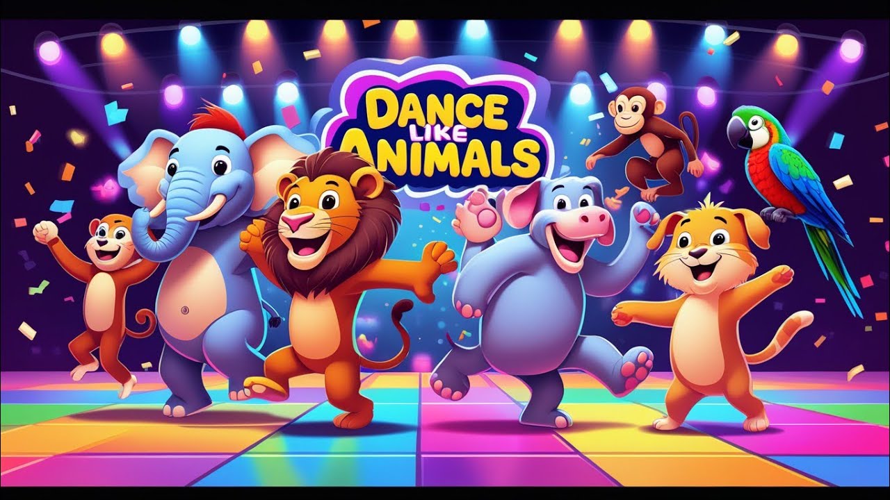 Dance Like Animals! | Fun Animal Dance Song for Kids | Move & Groove ...