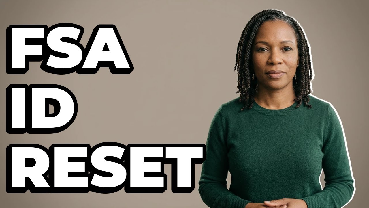 How To Reset Your FSA ID Password For FAFSA? - YouTube