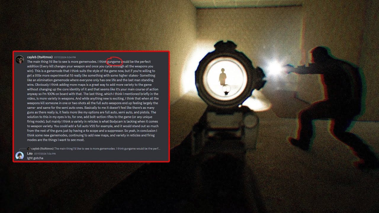 When Devs Actually Listen To The Community (Bodycam) - YouTube