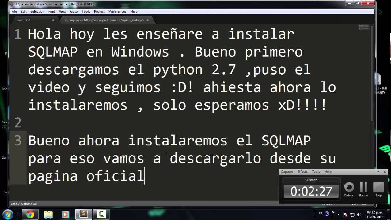 Como Instalar SQLMAP en Windows - YouTube