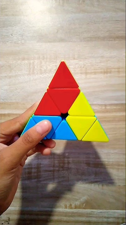 Coolest Pattern On Pyraminx Cube #shorts - YouTube