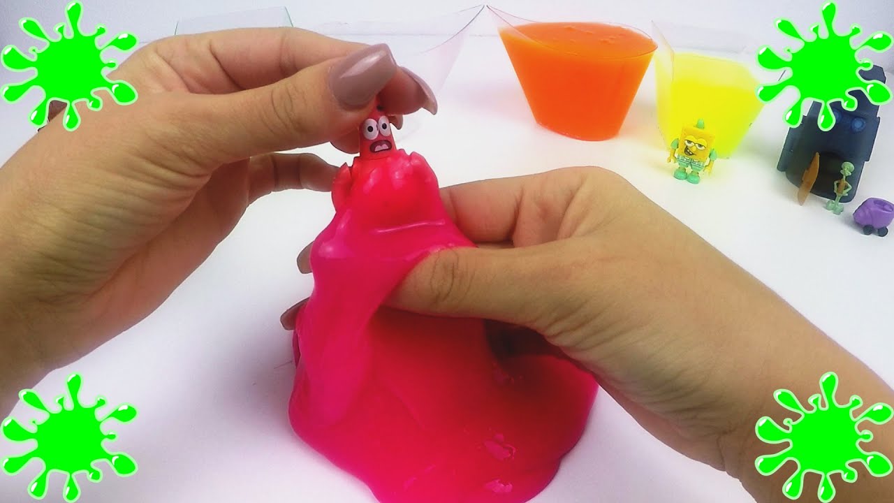 Clay Slime Surprise Toys Spongbob Squarepants, Patrick Star, Squidward ...