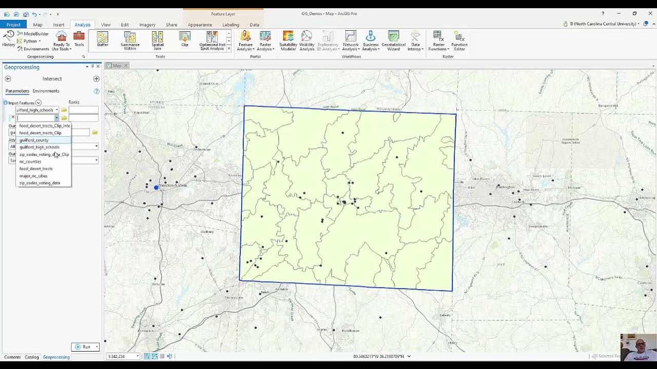 Running Spatial Overlays in ArcGIS Pro (Clip, Intersect and NEAR ...