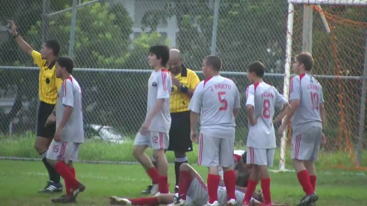 High School Soccer/Football Fight - YouTube