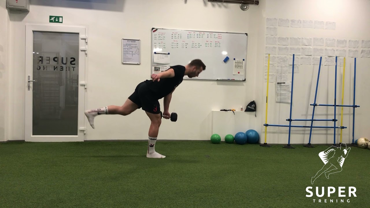 DB SL RDL [1-arm, Contralateral] - YouTube