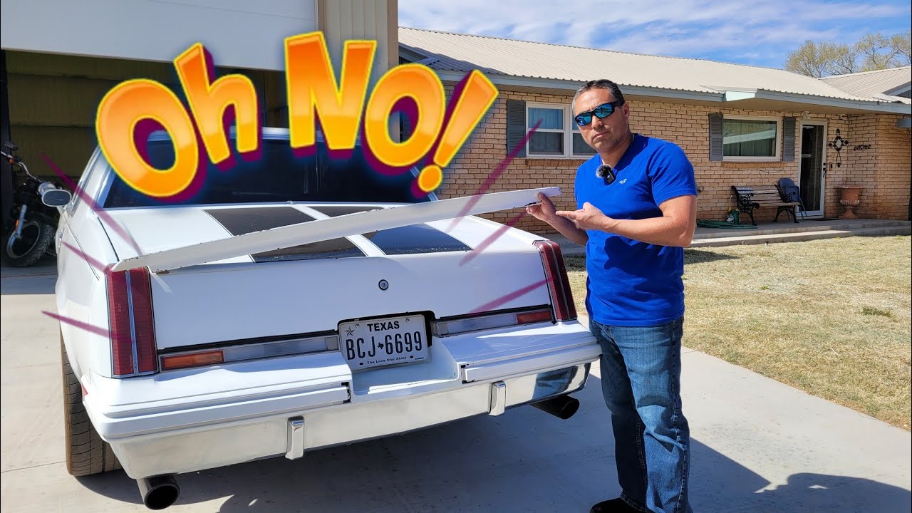 Monte Carlo SS Spoiler on Cutlass - ISSUE‼️ - YouTube