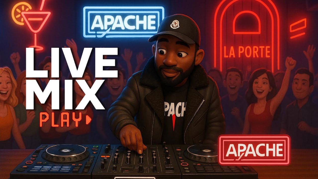 AFROBEAT HIPHOP DANCEHALL Mix 2025 | DJ APACHE Live At Club La Porte - YouTube