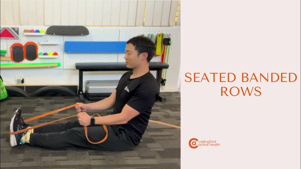 Seated Banded Rows - YouTube