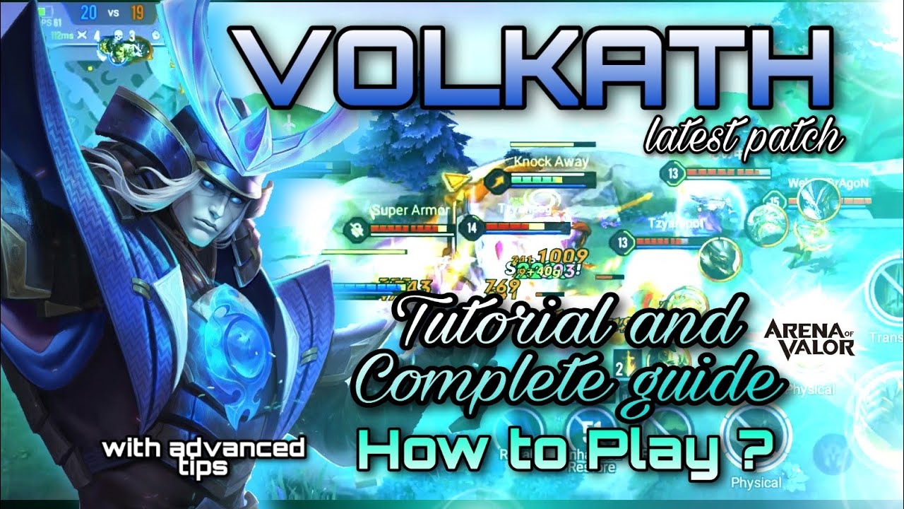 Volkath | Complete Tutorial and Guide | LiênQuân Mobile | RoV | AoV ...