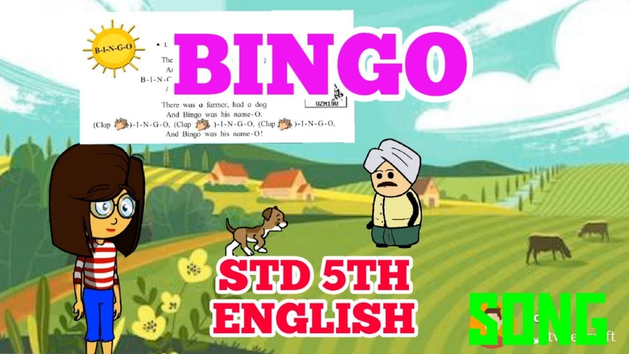 Bingo poem 5th english page 8 bingo poem, bingo 5th std - YouTube