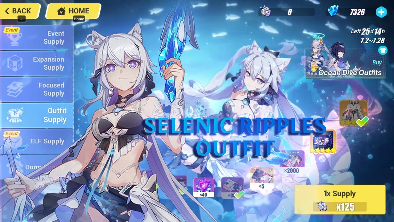 Honkai Impact 3 6.7 | Herrscher of Finality Gacha Outfit (Selenic ...