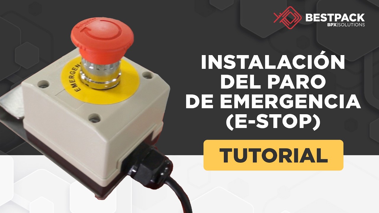 [Español] Instalación del Paro de Emergencia (E-Stop) - Tutorial ...
