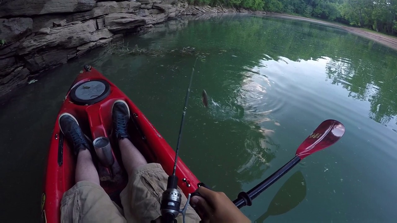 Kayak Fishing in Calfkiller - YouTube