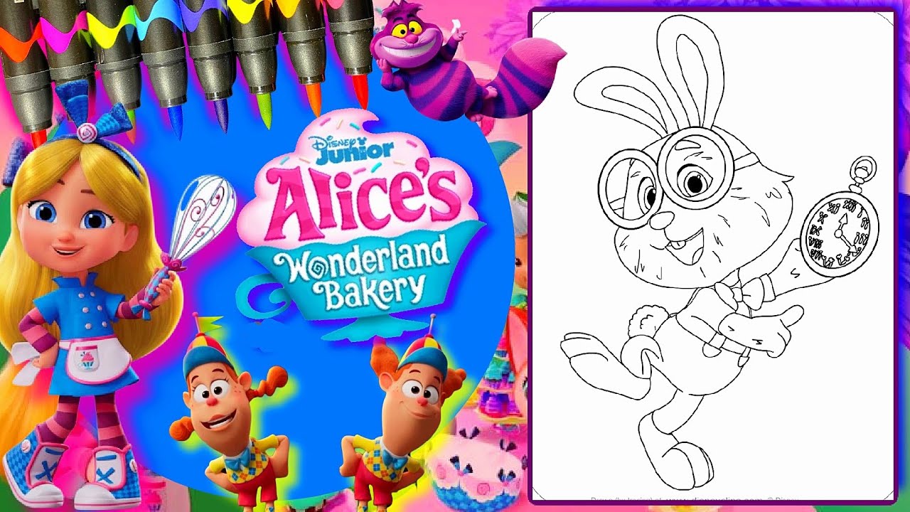 Coloring Fergie from Alice’s Wonderland Bakery 🧁 - YouTube