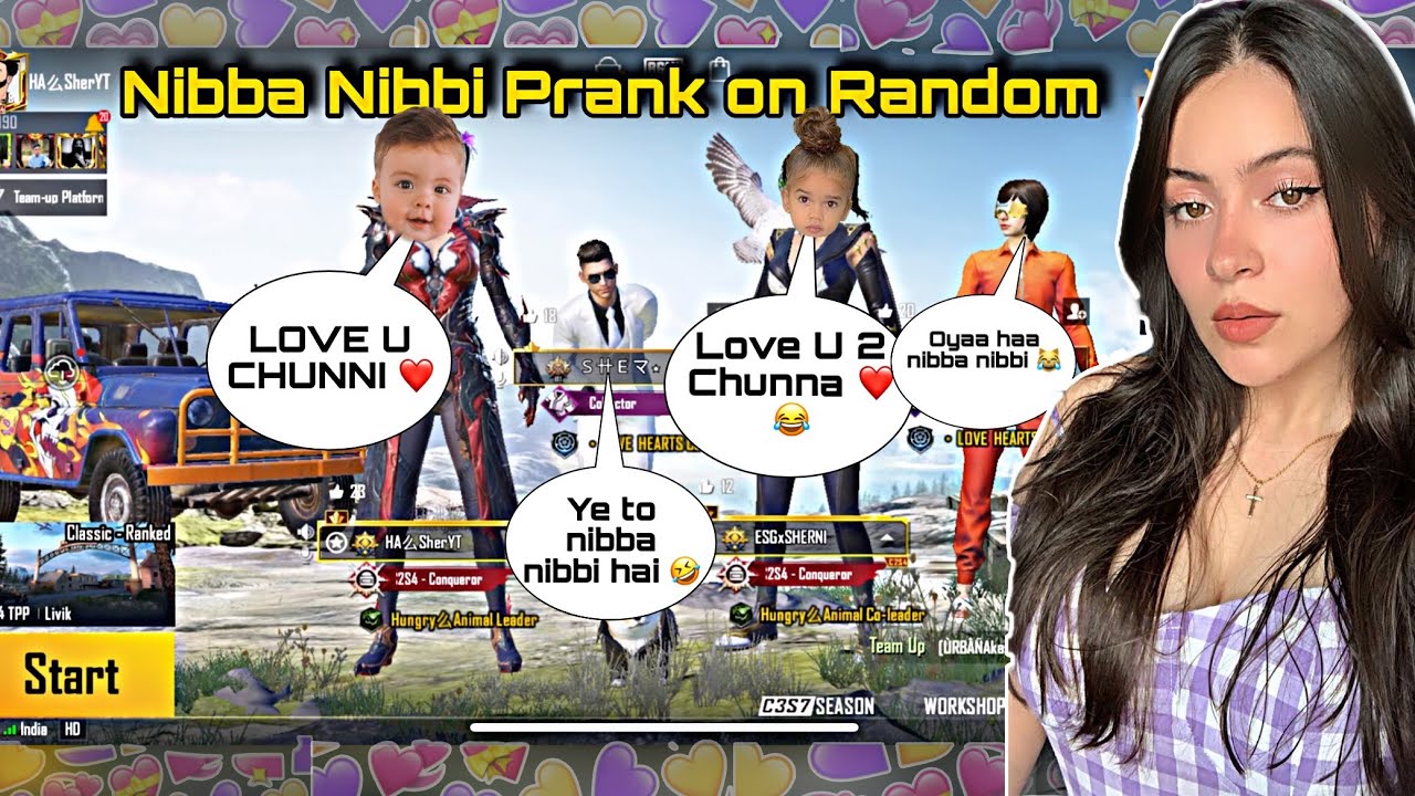 Nibba Nibbi 🤓Prank On Randoms 🤕( Full Irritate 😂 ) | LEGEND SHER | BGMI ...