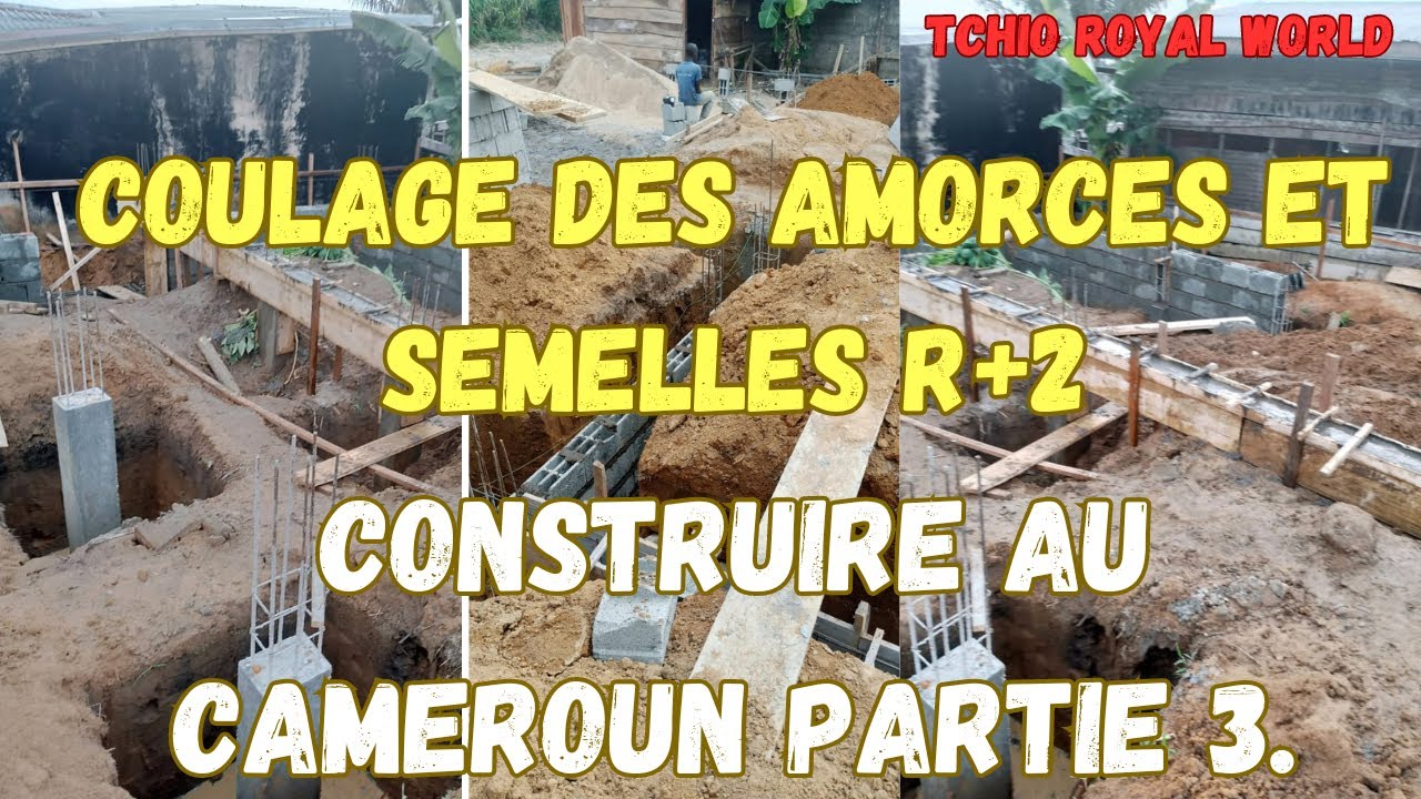 Fondation Semelles Longrines Coulages Amorses Construction Immeuble Fondation Semelles Longrines Coulages Amorses Construction Immeuble