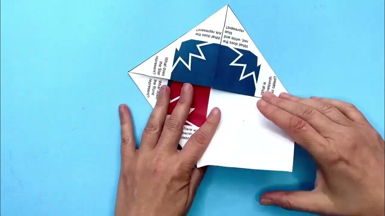 Juneteenth Flag Quiz and Facts Cootie Catcher - YouTube