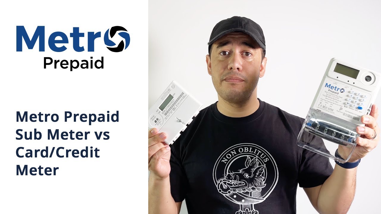 Metro Prepaid Sub Meter vs Card/Credit Meter - YouTube