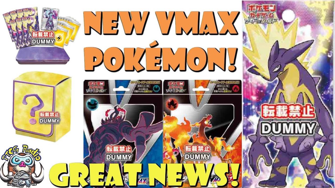 New Pokemon VMAX & New Set Revealed! (Charizard VMAX – Toxtricity ...