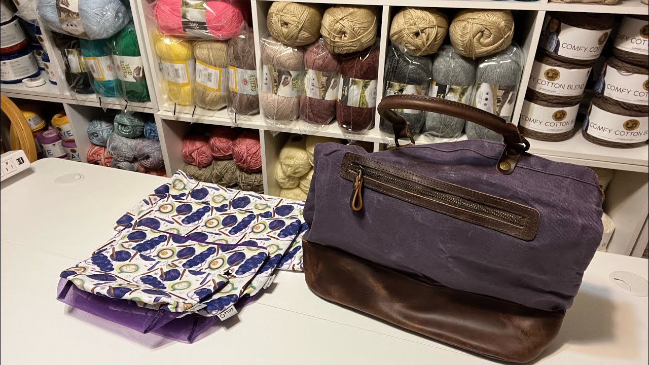 della Q Maker’s Bag/ Project Bags From Jimmy Beans Wool - YouTube
