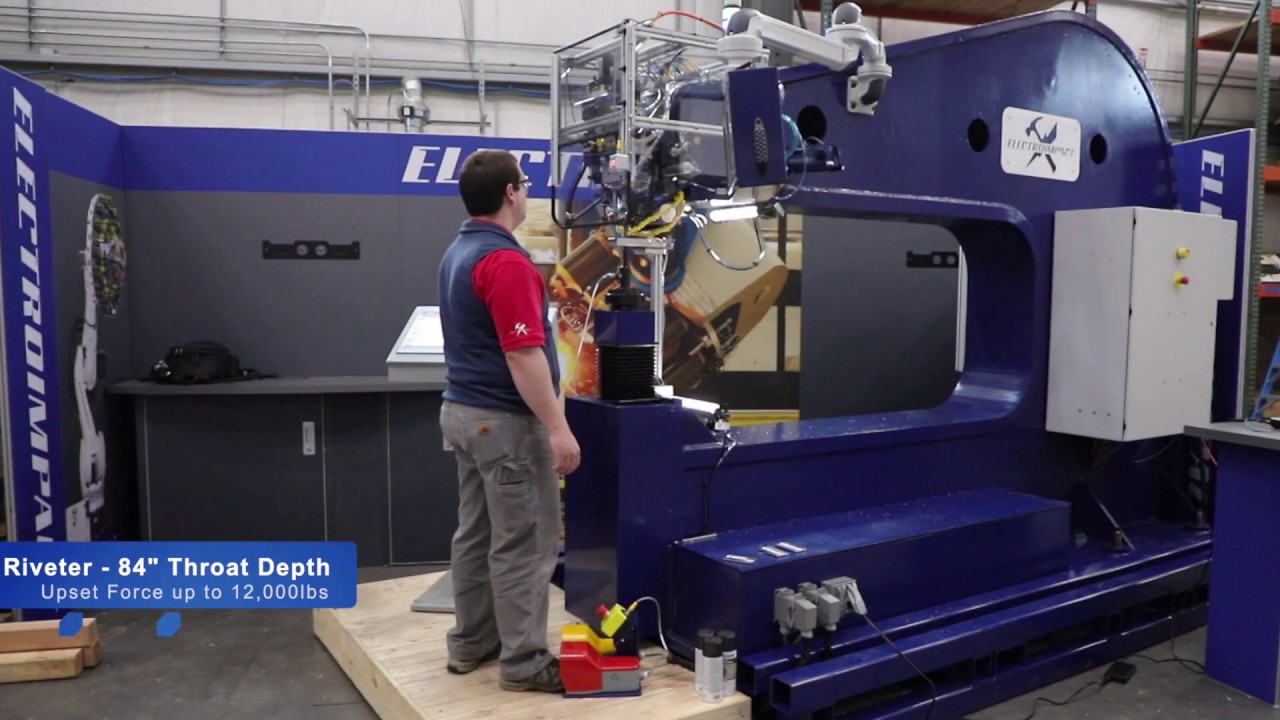 C Frame Riveter - YouTube