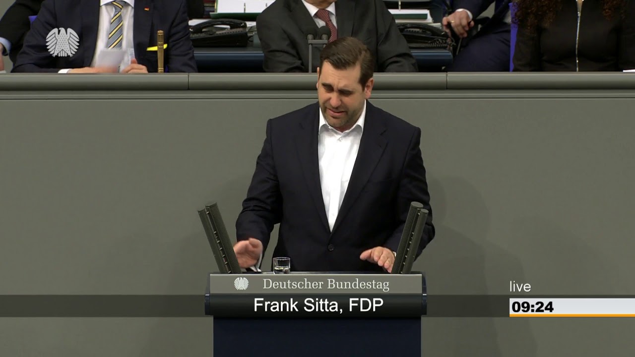 Frank Sitta: Umsetzungsstrategie Digitalisierung [Bundestag 21.02.2019 ...