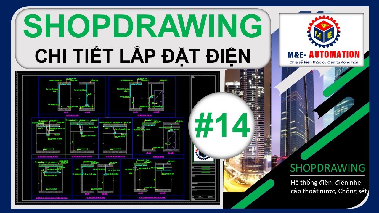 Shopdrawing MEP #14 | Shopdrawing Chi Tiết Lắp Đặt Thiết Bị Điện Điển ...