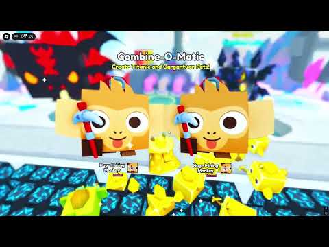 Hatching 60+ Huge Mining Monkeys (PS99) - YouTube