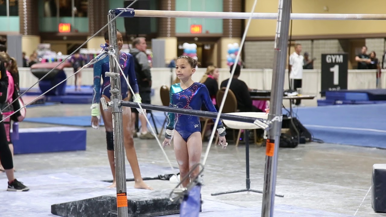 Ashlyn Bars 9.675 Long Beach Open 2018 Winner's Gymnast Level 7 - YouTube