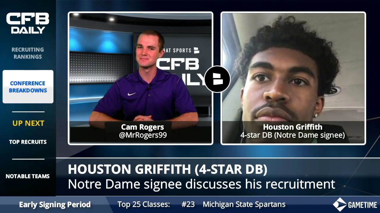CFB Recruiting Special - Exclusive interview with Notre Dame 4-star CB ...