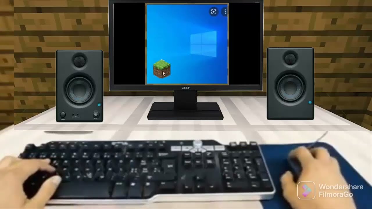 Realistic minecraft Acer Computer windows 10 minecraft bsod - YouTube