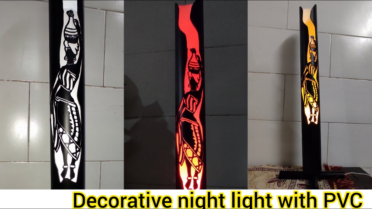 Decorative lamp. lampshade. table lamp. Secrets of PVC that they don't ...