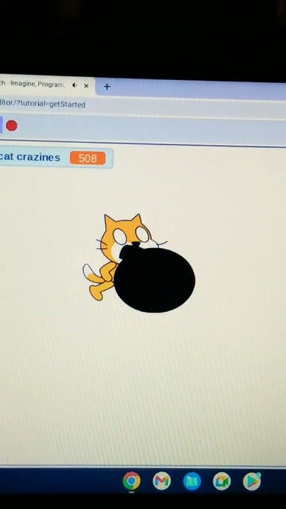 (turn your volume up) breaking scratch cat until he explodes. #scratch - YouTube