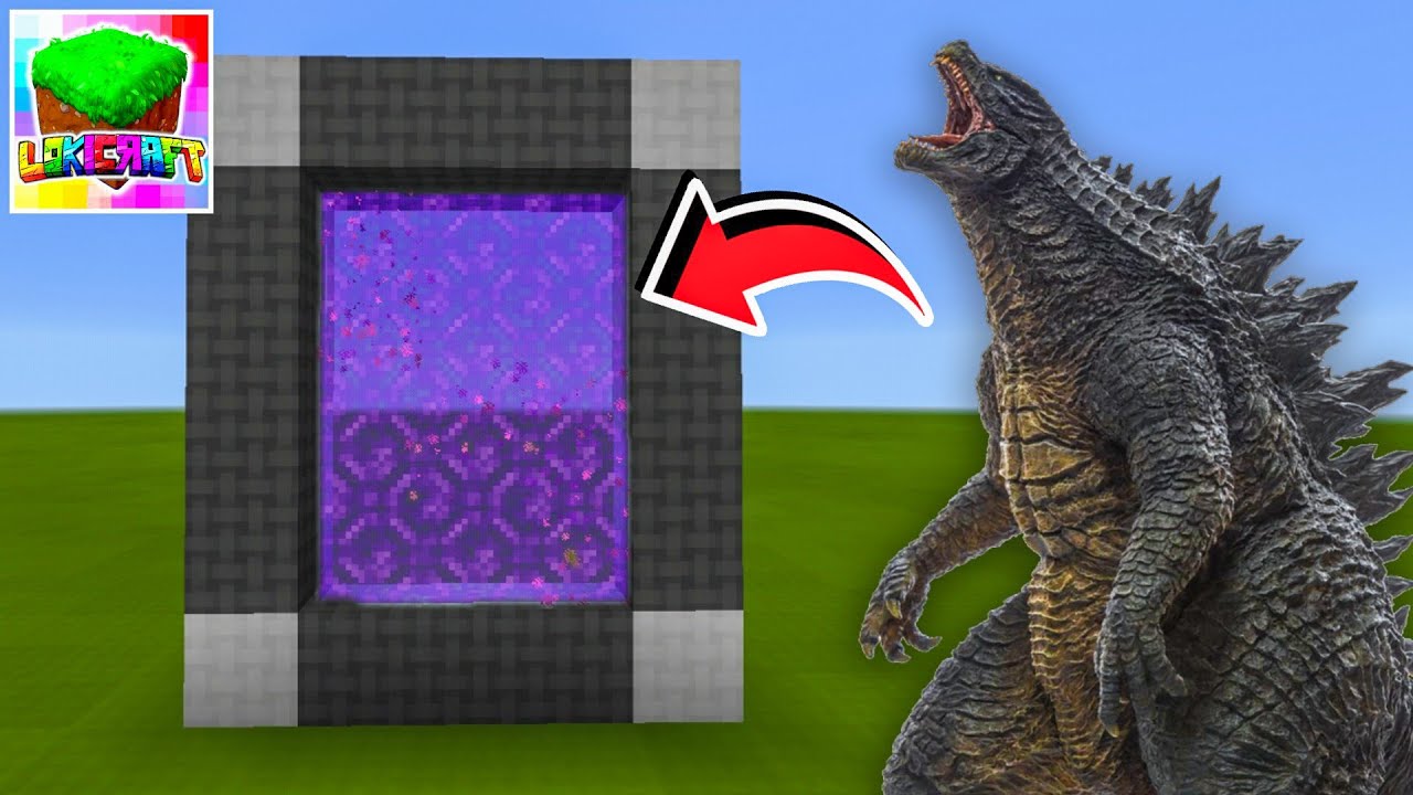 How to Make a PORTAL to GODZILLA in Lokicraft - YouTube