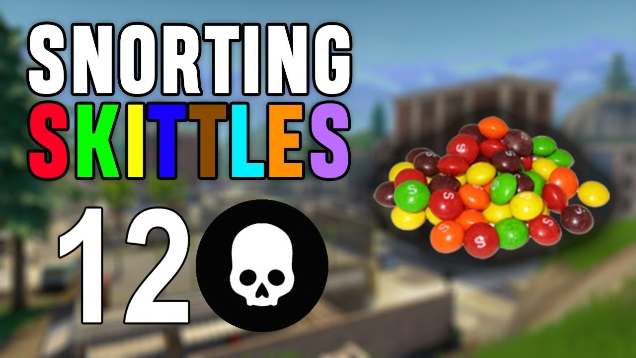 Snorting Skittles - Fortnite - YouTube