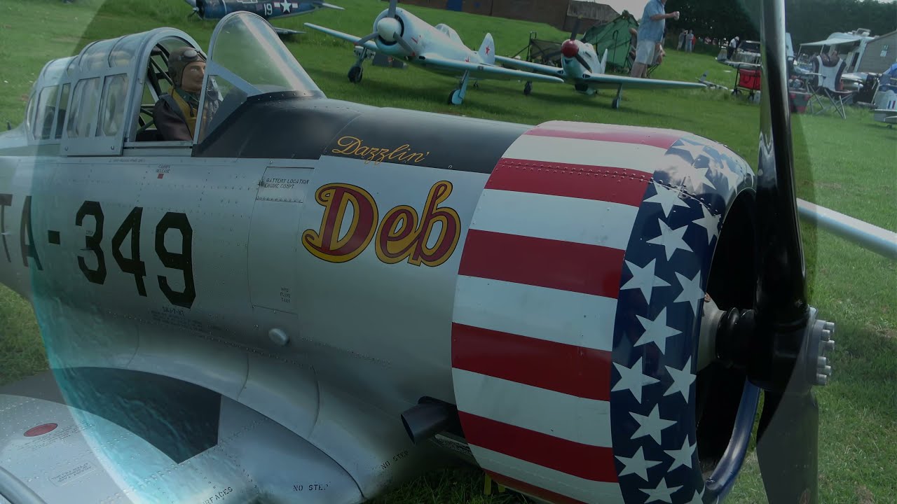 2x CARF AT6 Texan Harvard MOKI 250cc Radial - Buckminster Warbirds 2021 ...