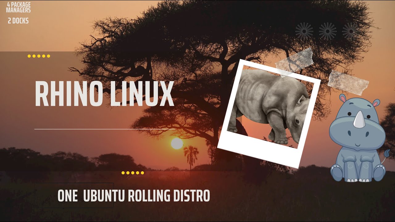 Rhino Rolling - Ubuntu made Sexy and Rolling - YouTube