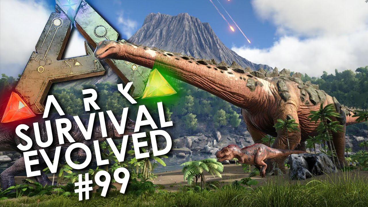 ARK: Survival Evolved - Episode 99 | TAMING A TITANOSAUR w/ Choco - YouTube