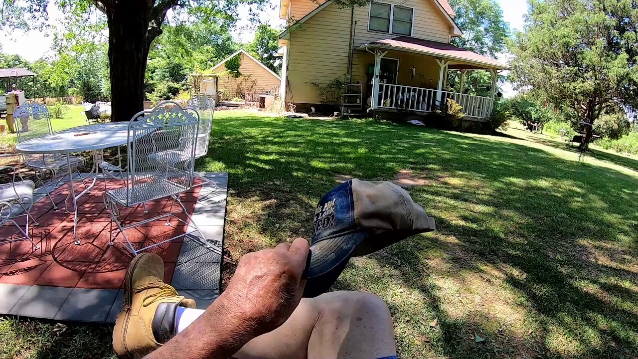 Walters Redneck Patio Project Part 2 - YouTube
