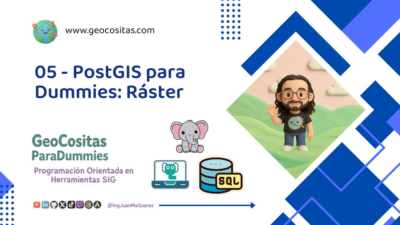 05 - PostGIS - Ráster - YouTube